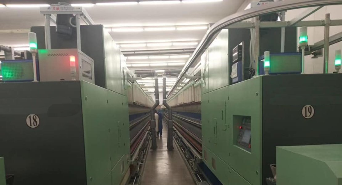 high speed ring spinning machine, ring frame, spinning production machine